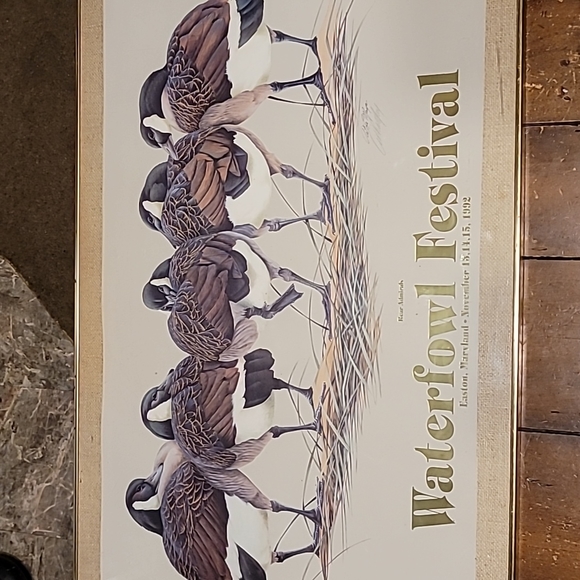 Wall Decor | Art Lamay 1992 Waterfowl Festival Offset Lithograph Poster ...